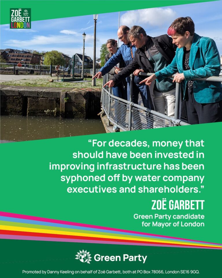 Vote Green: Help us hold Thames Water to account and save our river ...
